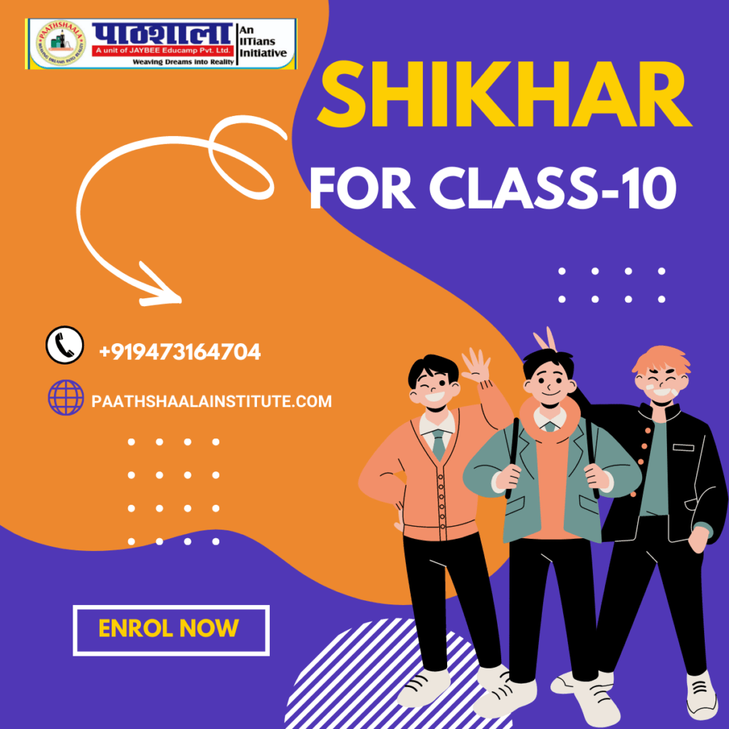 SHIKHAR For Class 10 Paathshaala An IITian s Initiative shikhar-for-class-10-paathshaala-an-iitian-s-initiative
